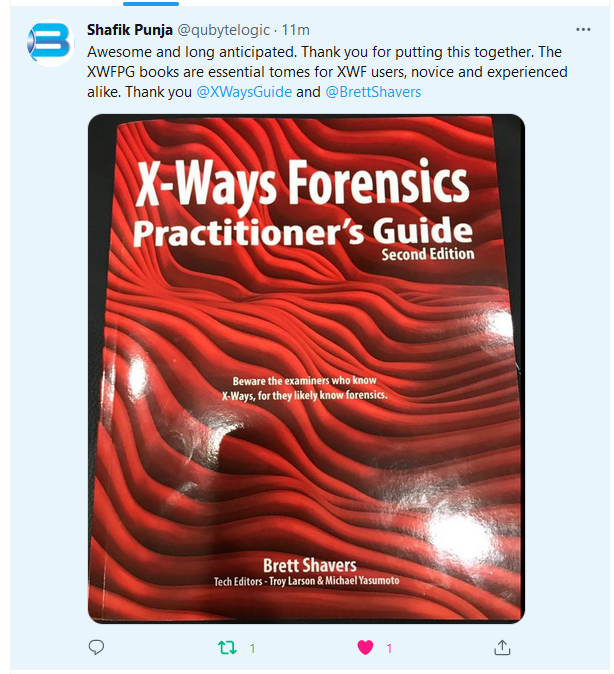 The XWF Guide is Worldwide! – The X-Ways Forensics Practitioner's Guide/2E